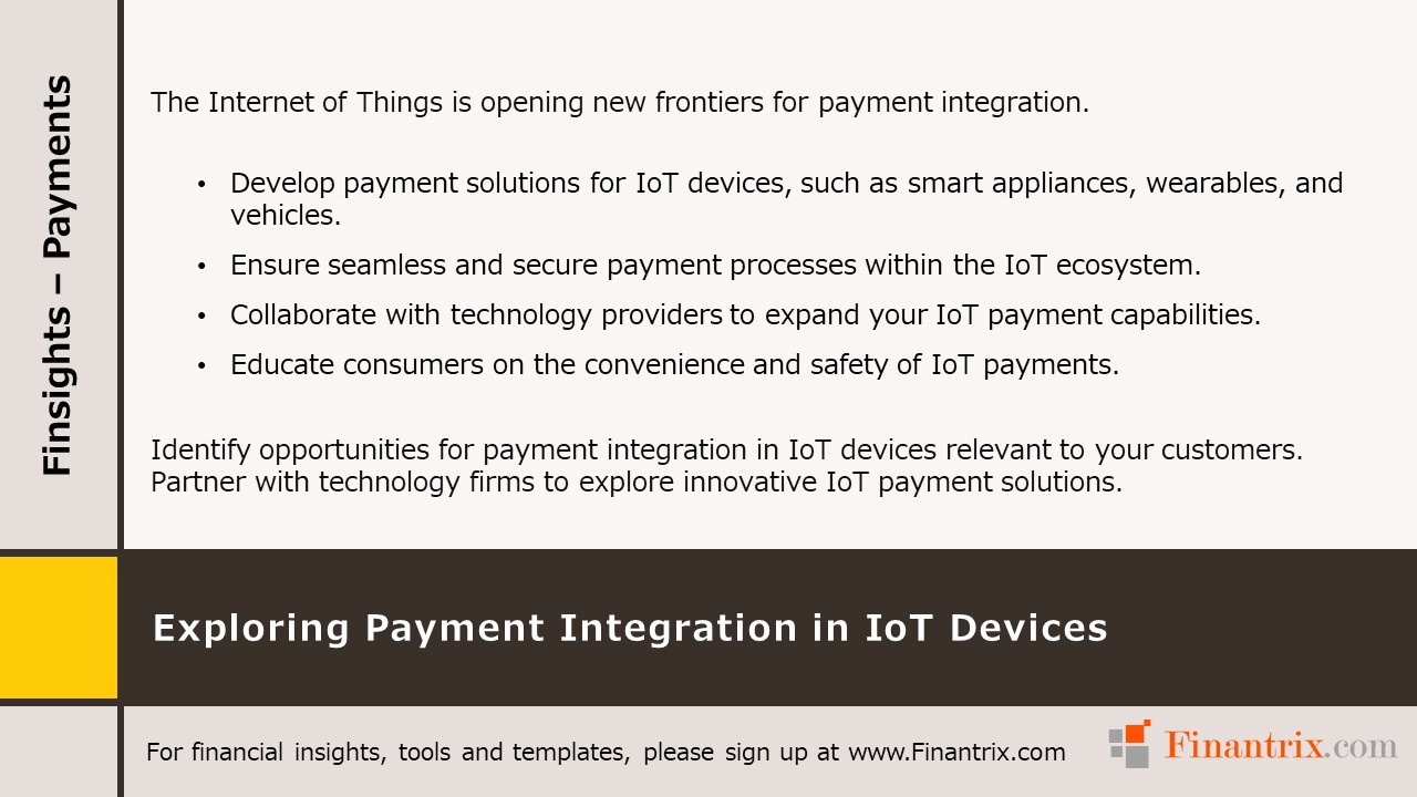 Exploring Payment Integration in IoT Devices